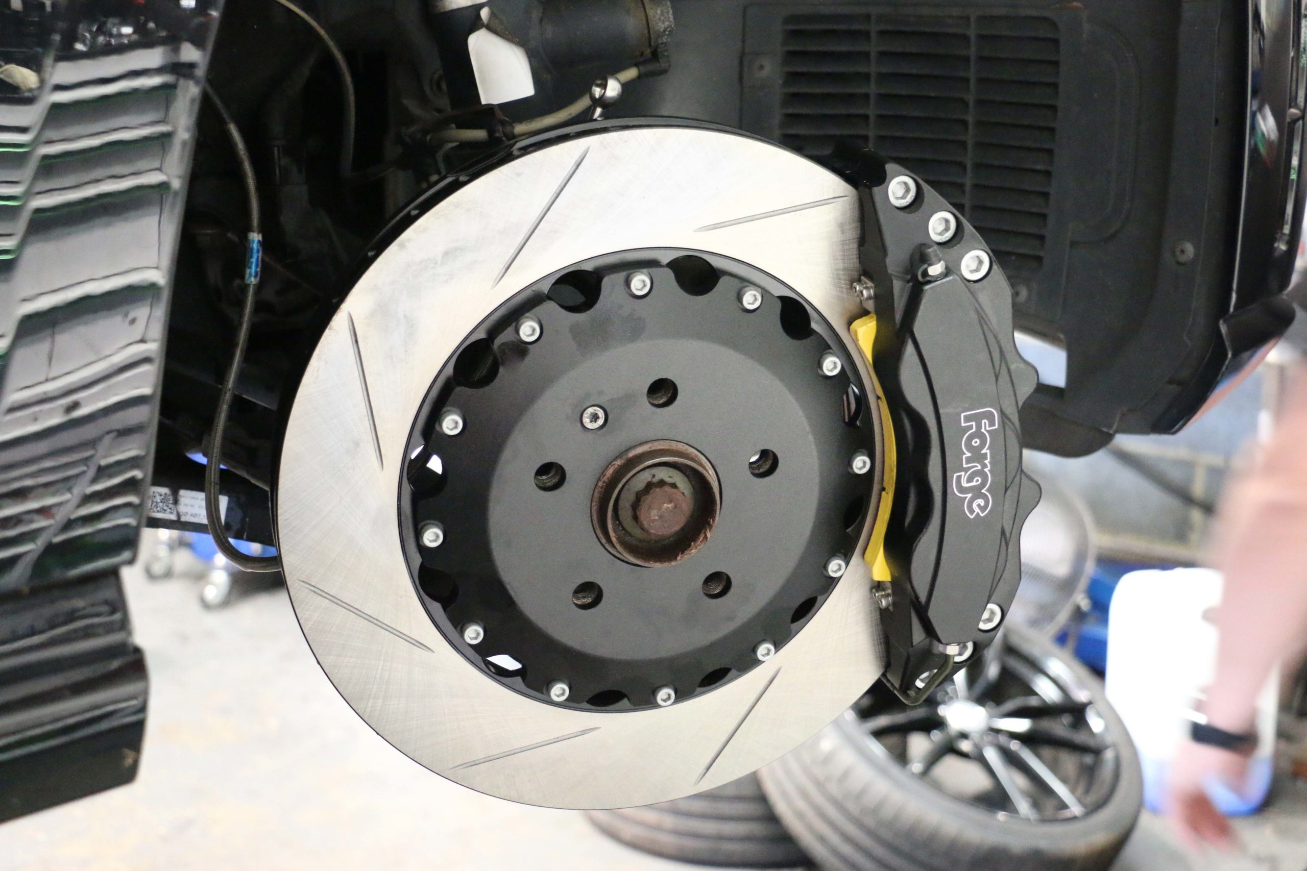 Volkswagen Golf R Forge Big Brakes Kit Install > JF Automotive